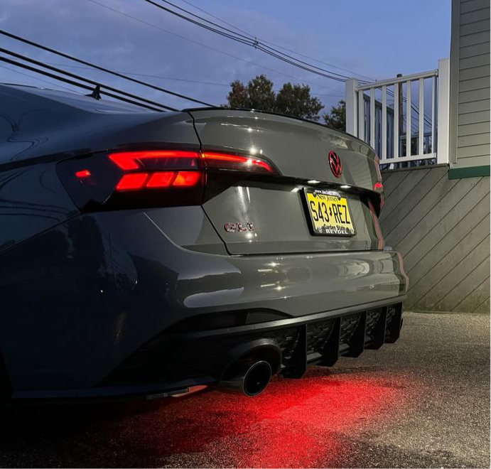 MK7.5 Jetta GLI Rear Diffuser with Side Spats (2022-2026 Models) – Drag ...