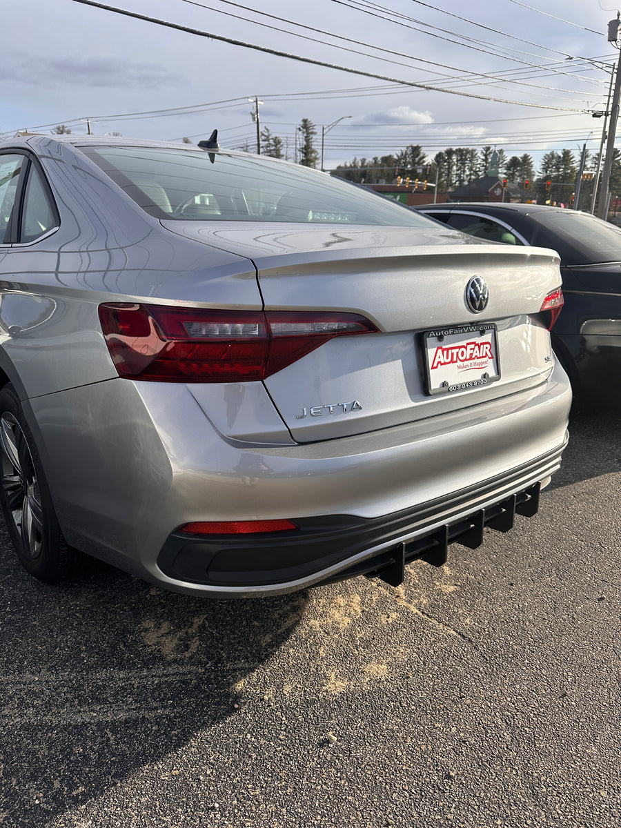 MK7.5 Jetta (Base Model) Rear Diffuser with Side Spats (2022-2026 Mode ...