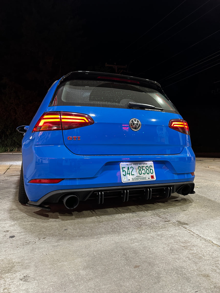MK7.5 GTI Rear Diffuser – Drag Cutters